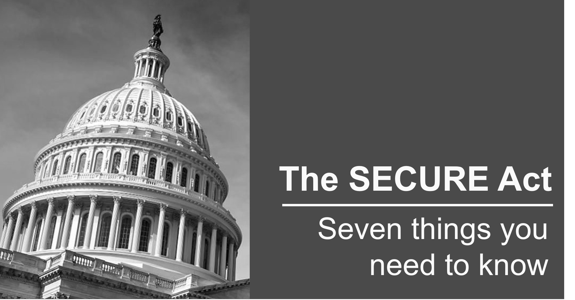 What the SECURE Act means for retirement plan participants - Francis ...